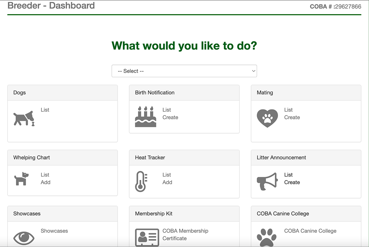 COBA Nigeria - Nigeria's National Kennel Club - Official Registry of ...